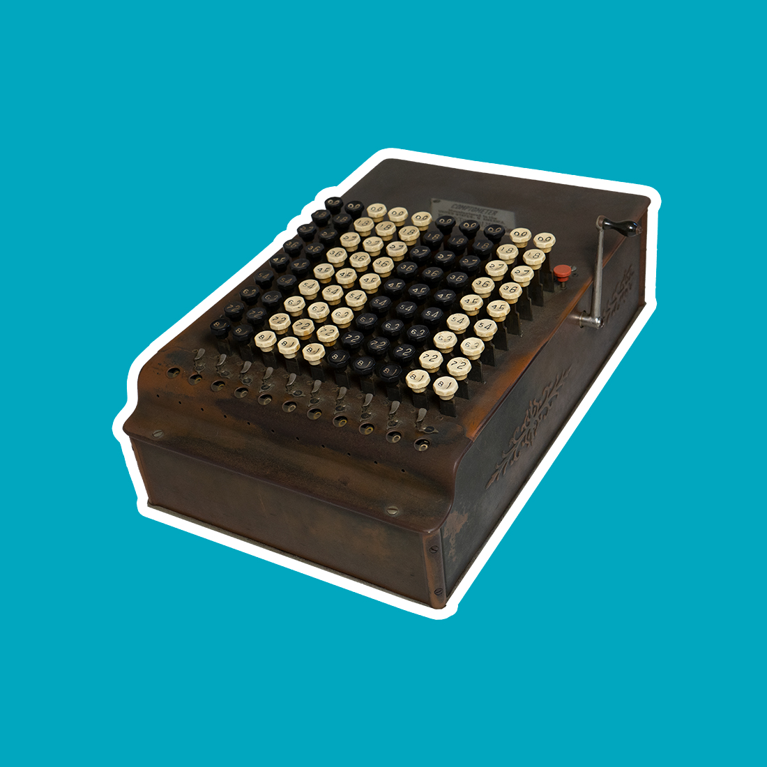 Mechanise rekenmachine - Muzee Scheveningen